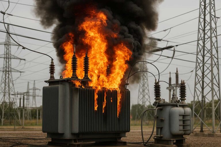 Are electrical transformers a fire hazard